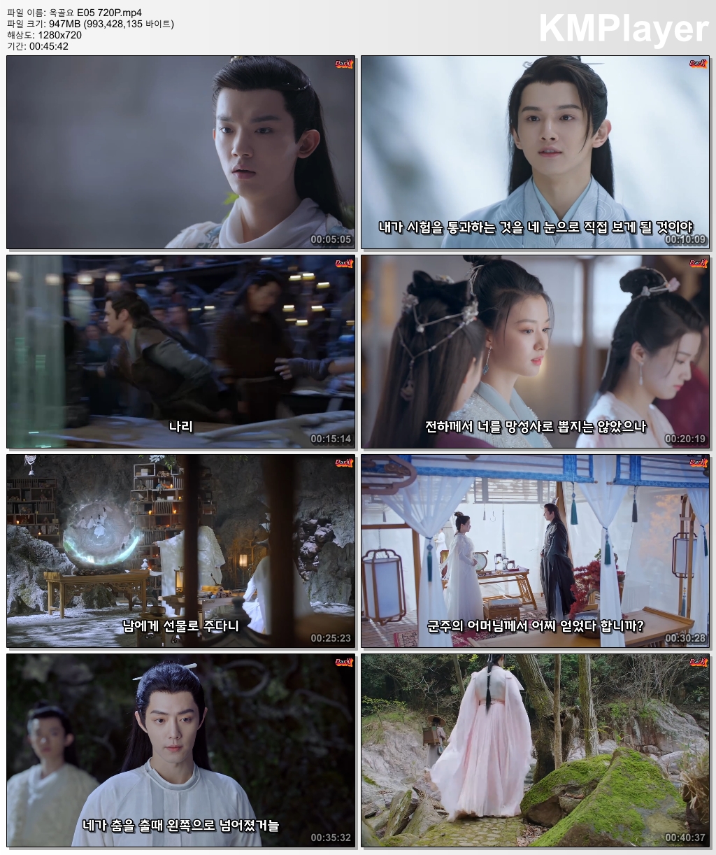 파일보고 - > 다운로드 > [han] 옥골요(WeTV) E05-E08 720P 샤오잔,임민