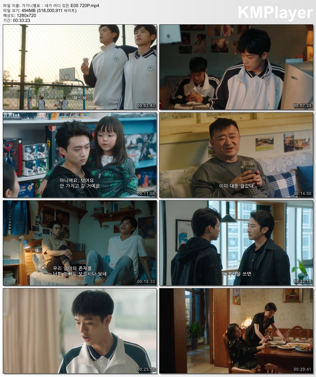 파일보고 - > 다운로드 > [han] [중드BL] 가가니별포 E05-E08 -정식릴720P 장형민,서빈